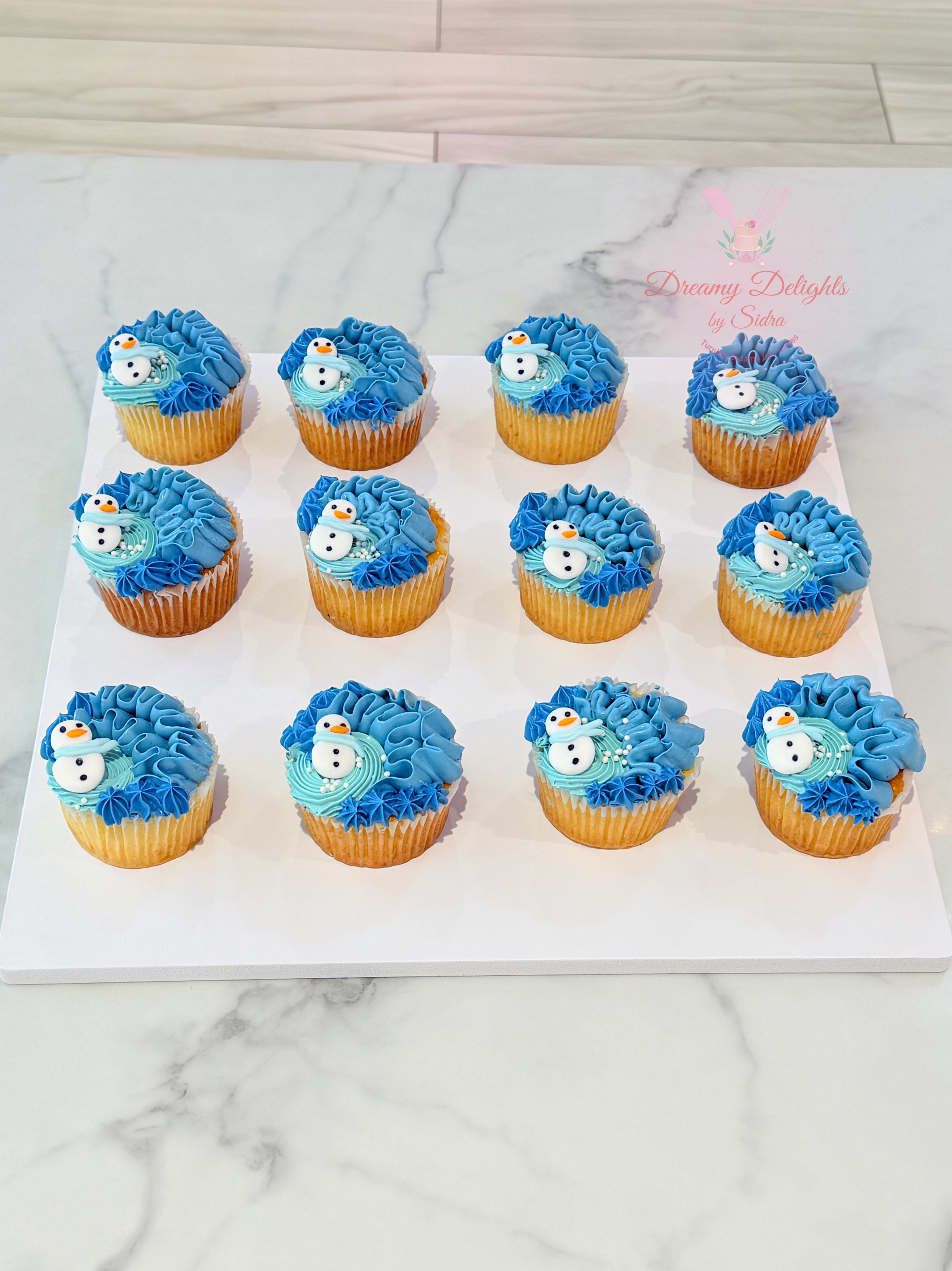 Christmas Snowman Cupcakes - Order Christmas Cupcake Dubai ...