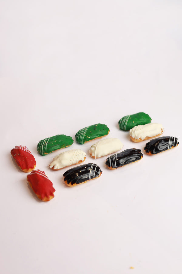 National Day Mini Eclairs Box – DreamyDelightsBySidra