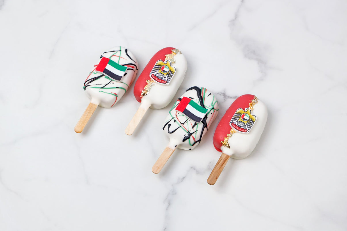 National Day Cakesicles Dubai | UAE Flag Desserts 2025 ...