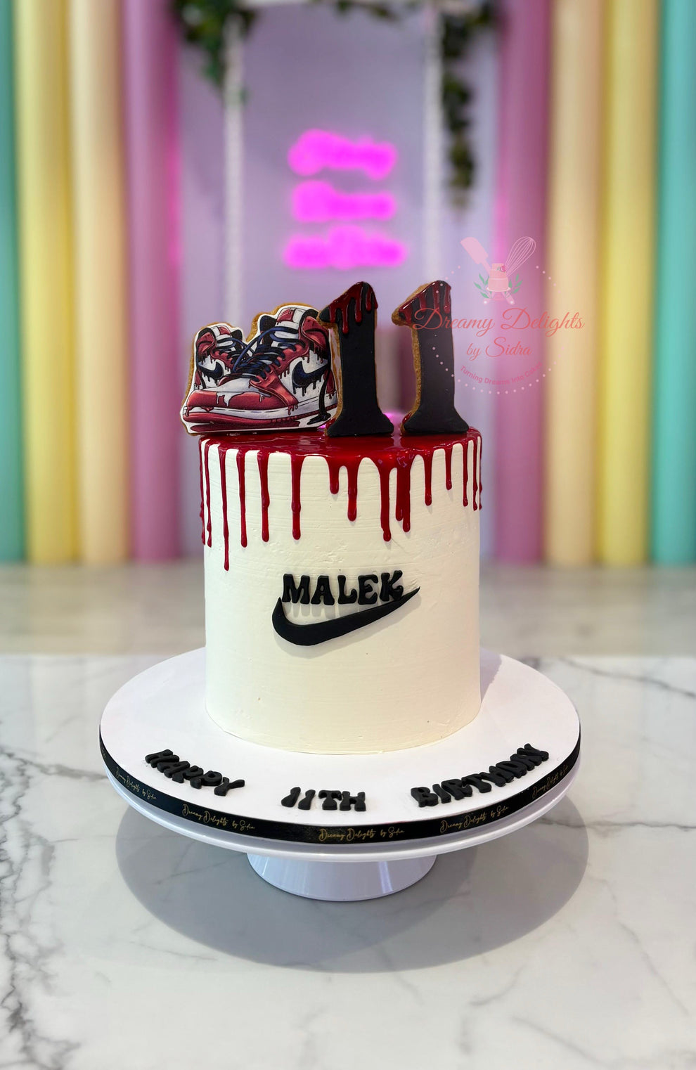 Nike Shoes Topper Boys Birthday Cake Dubai Stylish Design ...