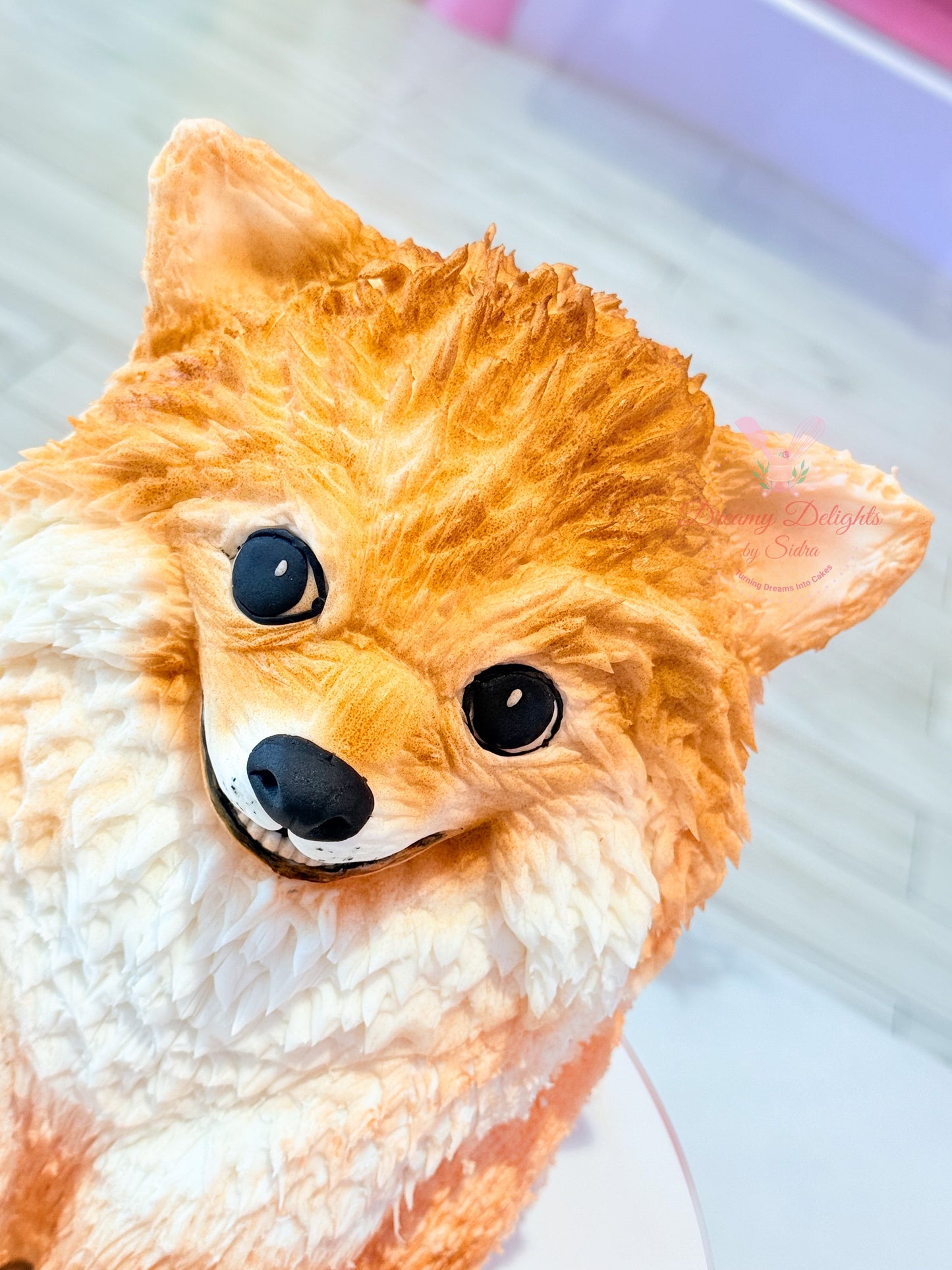 Pomeranian Dog Birthday Cake - Custom 3D Themed Cake Dubai ...